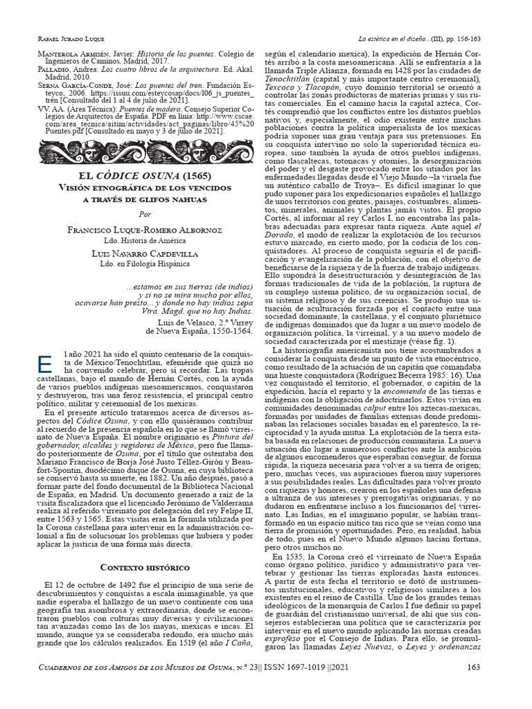 Historia y Análisis del Códice Osuna | PDF | Nueva españa | Náhuatl