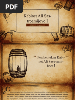 Sejarah Kabinet Ali Sastroamidjojo 1 Dan 2 | PDF | Ilmu Sosial | Perjalanan