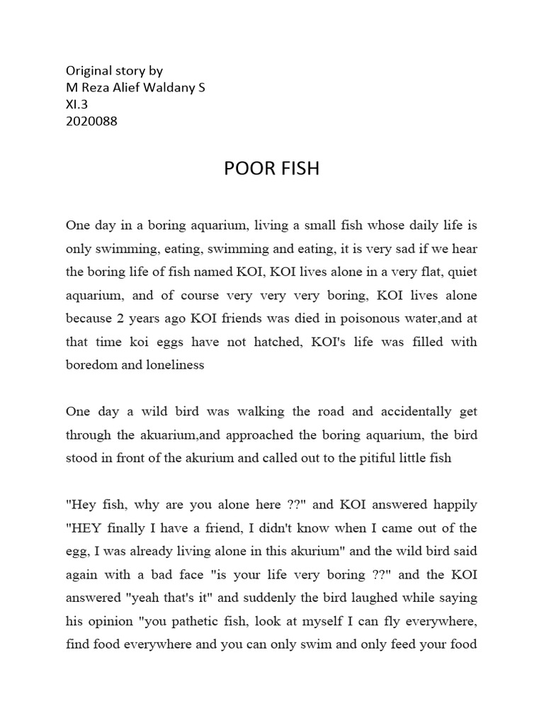 Poor Fish | PDF