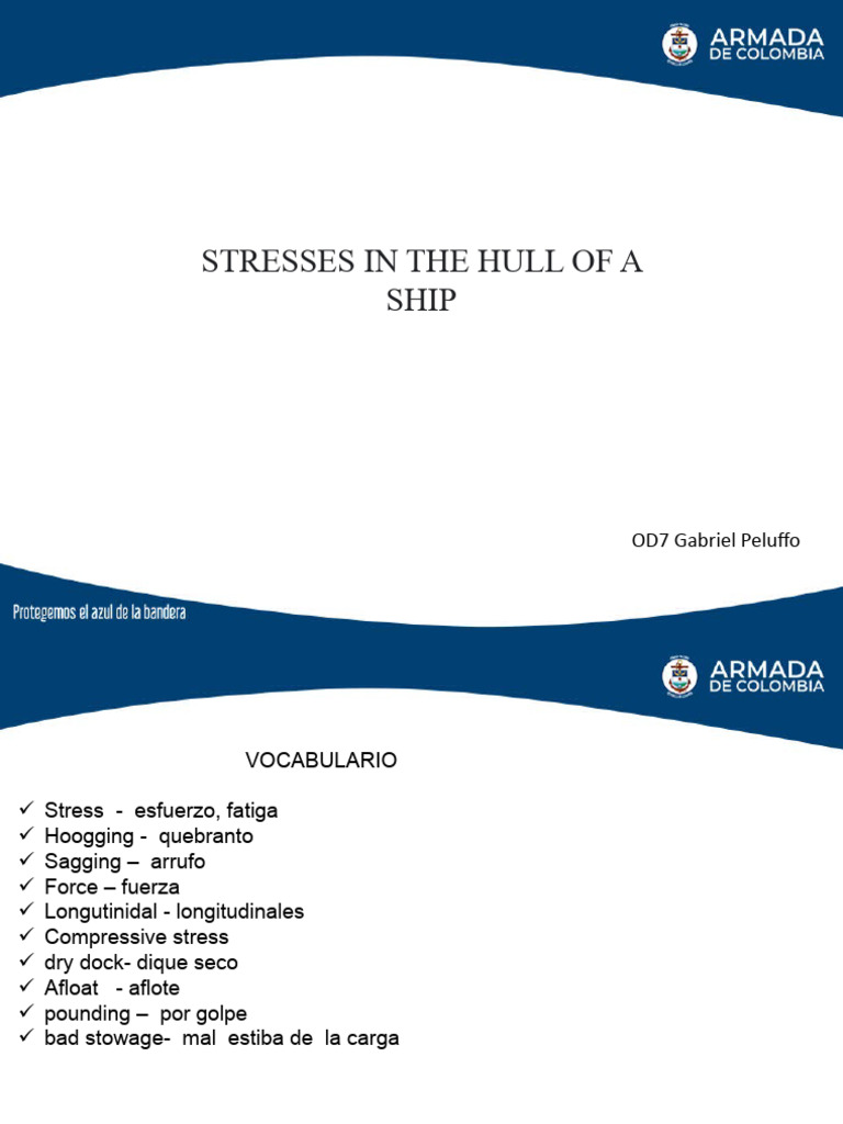 Stresses in The Hull of A Ship | PDF