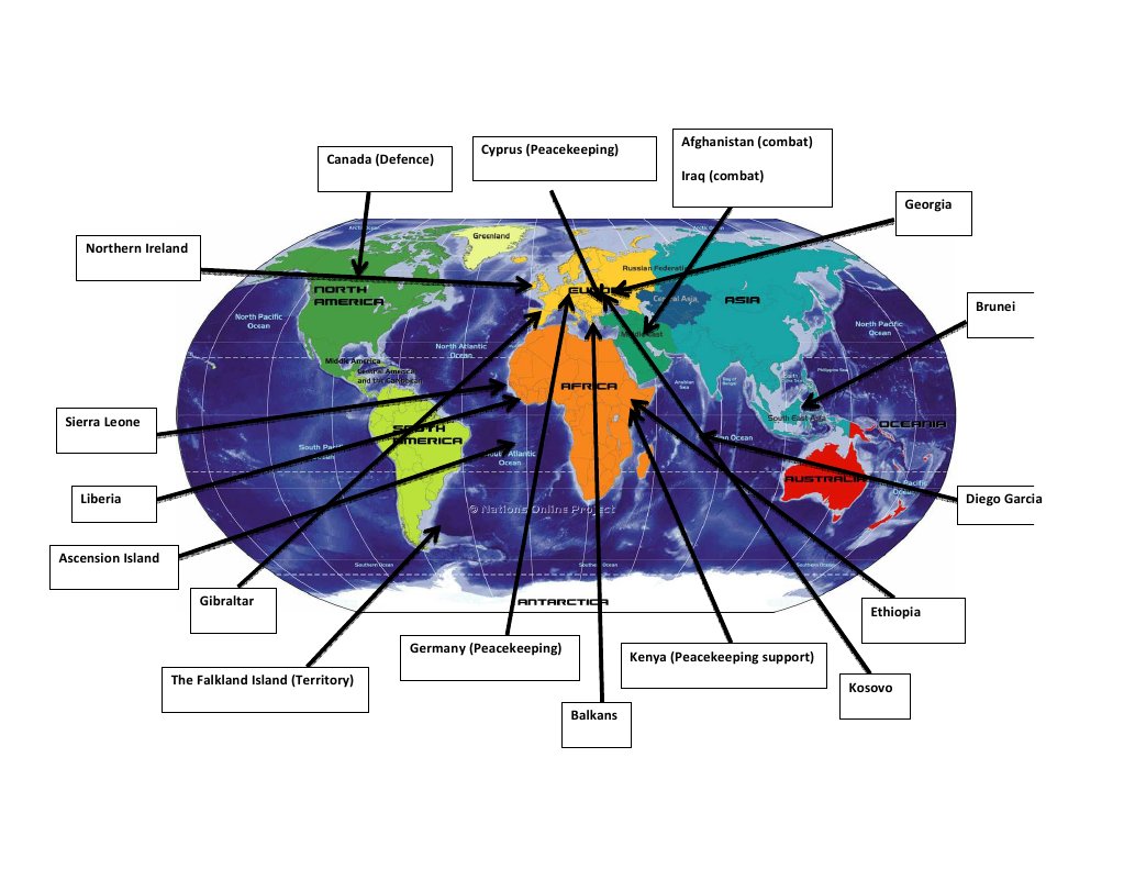 British Army Deployments | PDF | Warfare | International Security