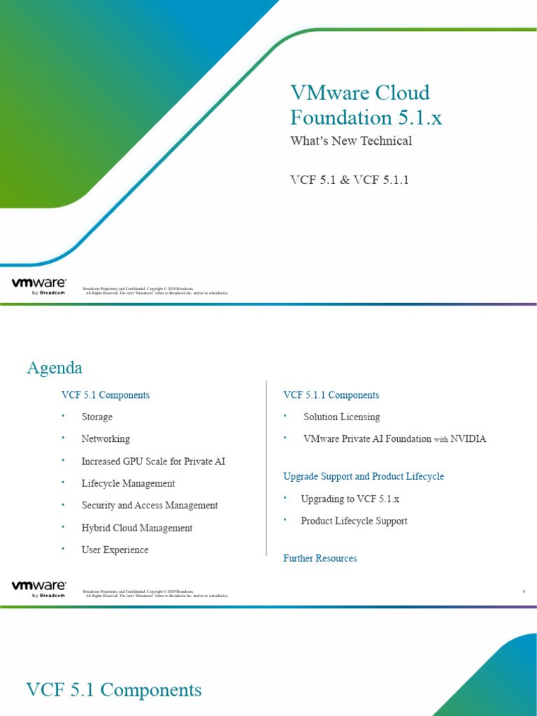 VCF 5.1.x Whats New Technical - Combined GA Final | PDF | Graphics ...