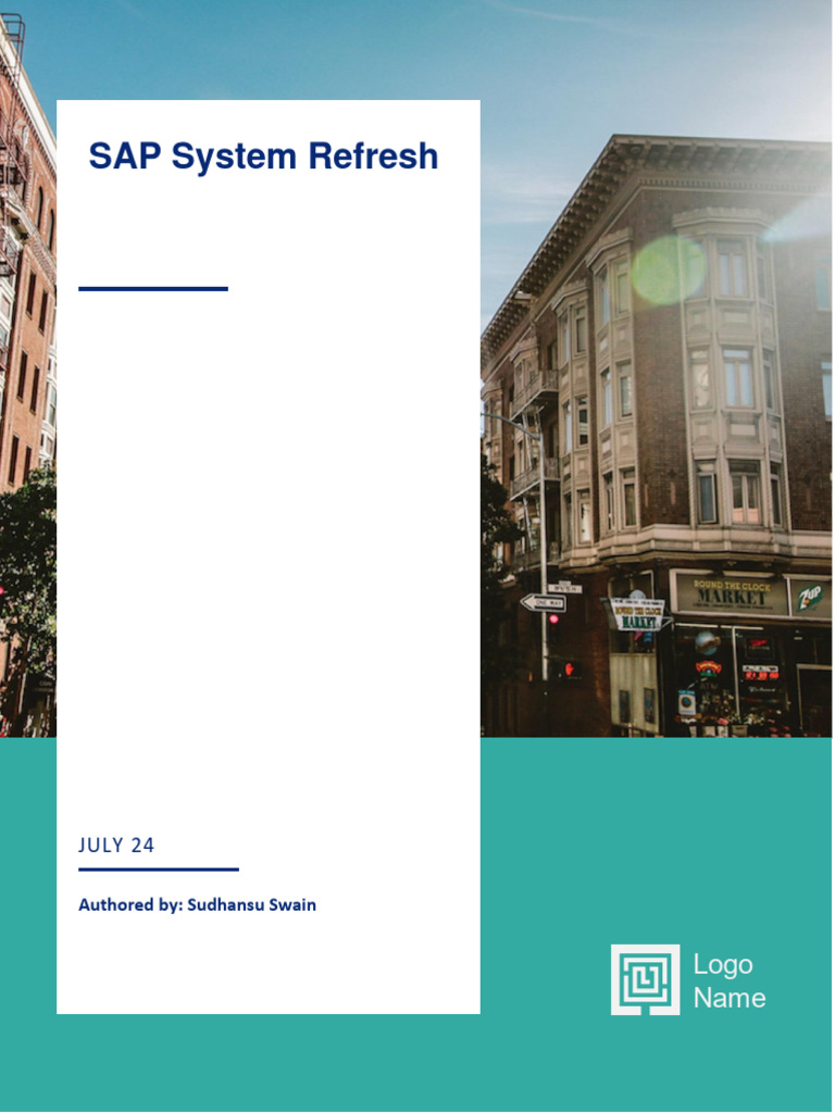 SAP SystemRefresh | PDF | Database Transaction | Backup
