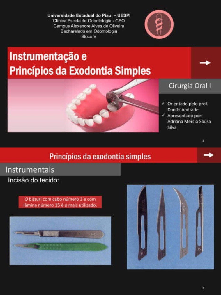 Exodontia Simples - 20240616 - 223432 | PDF