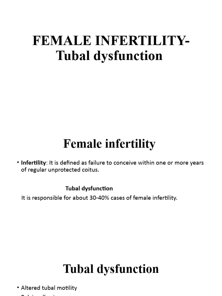 Understanding Female Infertility Causes | PDF | Mammal Female ...
