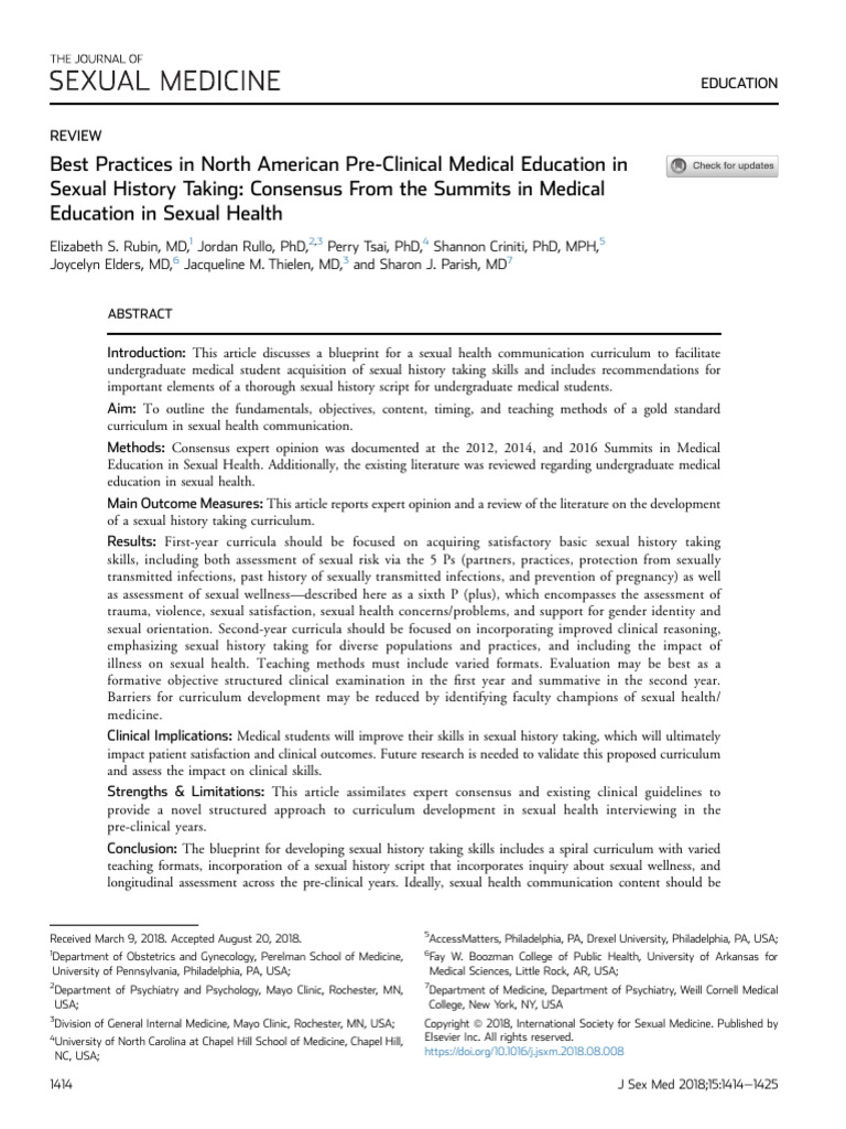 Best Practices in North American Pre-Clinical Medical Education in ...