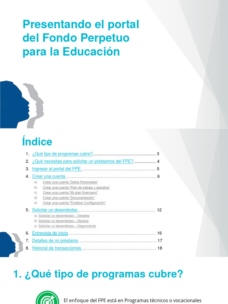 5.1 - Presentando El Portal Del FPE 2.1 | PDF | Crecimiento personal y ...