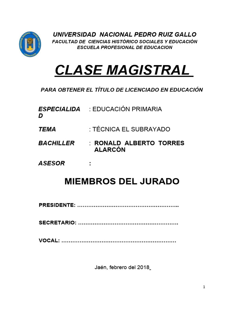 Clase Terminada Ronald Torres | PDF | Aprendizaje | Modificación de ...
