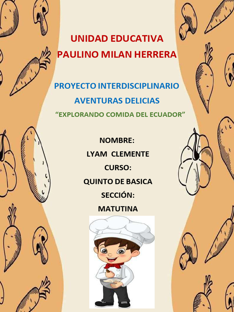 Caratula Proyecto Interdisciplinario | PDF