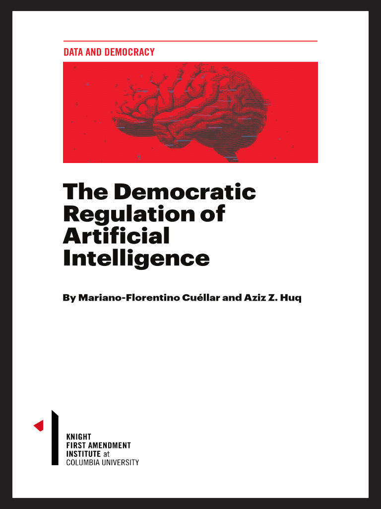 The Democratic Regulation of Artificial Intelligence | PDF | Artificial Intelligence ...