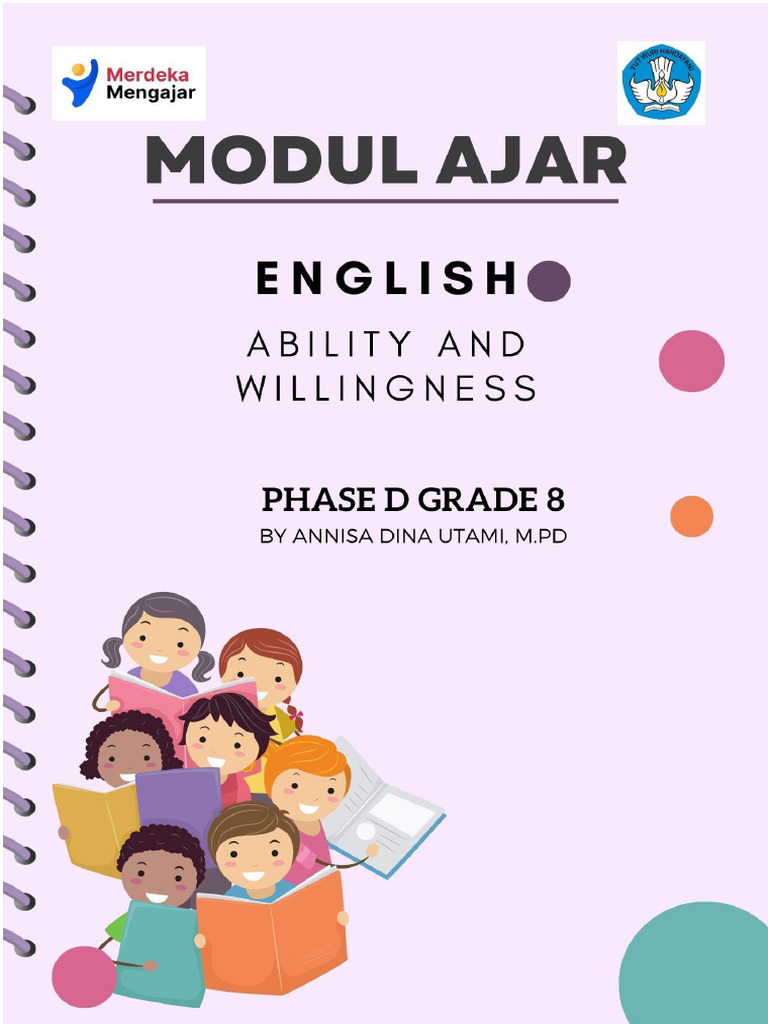Modul Ajar Chapter 1 - Annisa Dina Utami - Ability and Willingness | PDF | Verb | Teachers