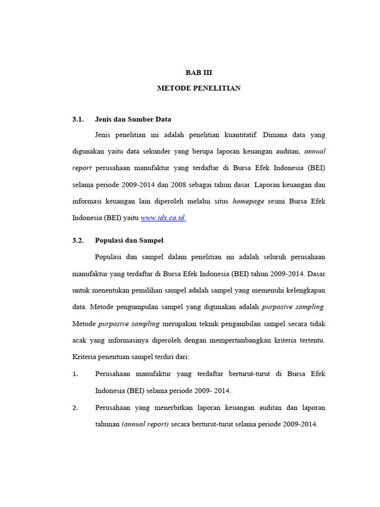 BAB III Nurul Dwi Setiani | PDF