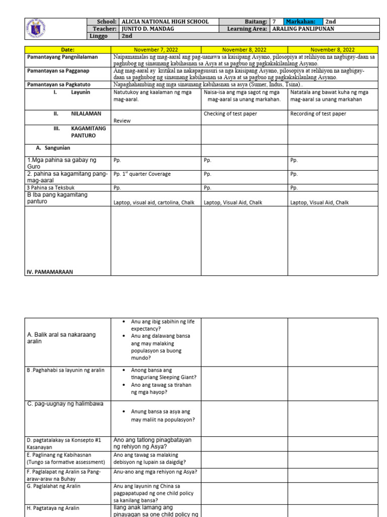 2nd Quarter 2nd Week | PDF