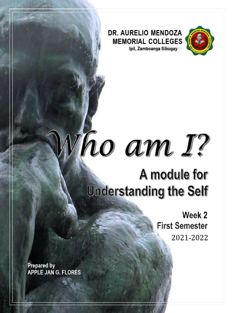 UNDERSTANDING-THE-SELF-MODULE 2-converted | PDF | Soul | Philosophy Of Self UNDERSTANDING-THE-SELF-MODULE 2-converted | PDF | Soul | Philosophy Of Self