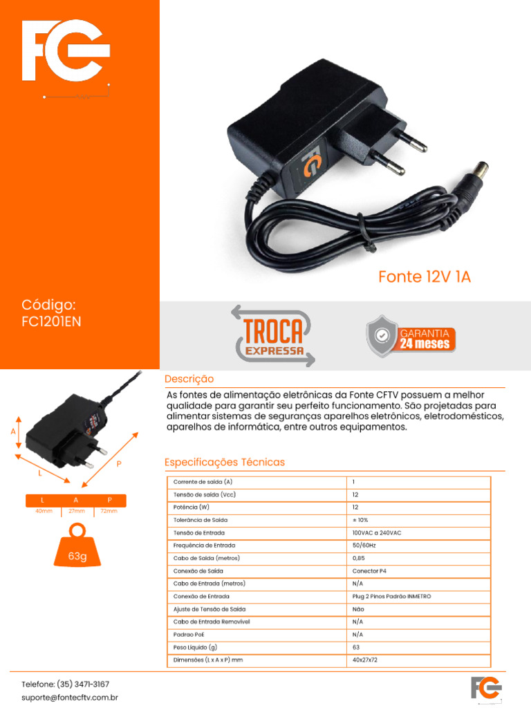 Datasheet FC1201EN | PDF