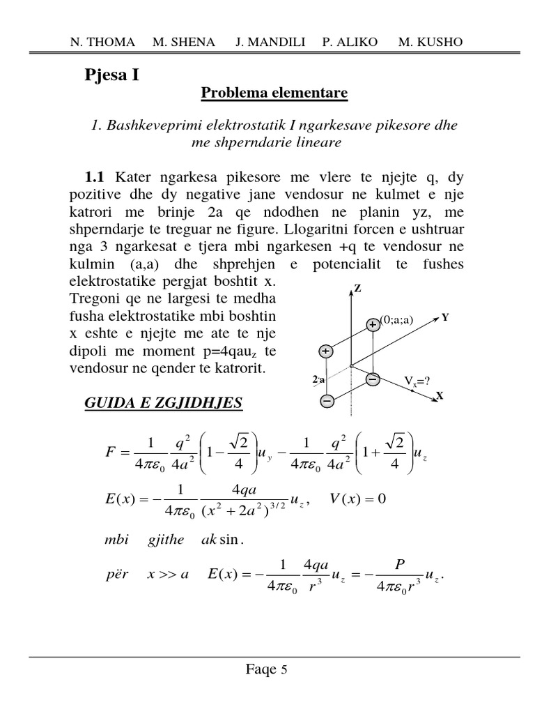 Elektromagnetizem Problema Dhe Ushtrime | PDF