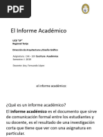 Estructura de Un Informe Académico | PDF