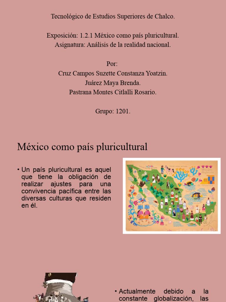 México: Un país pluricultural en análisis | PDF | México ...