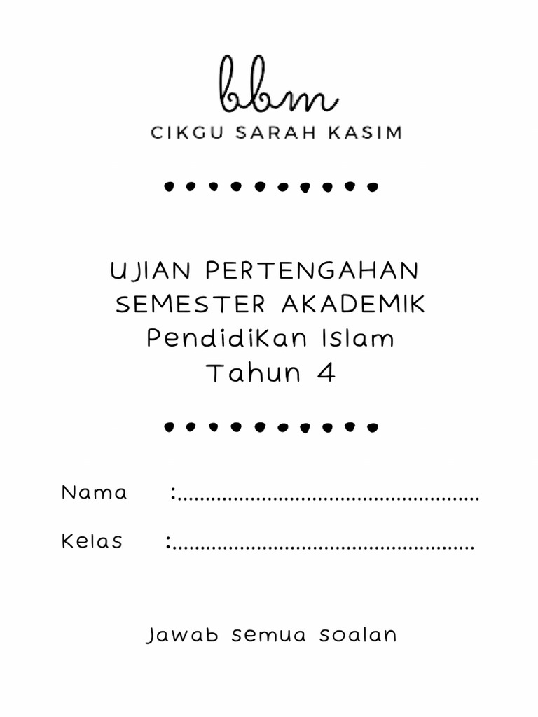 Upsa Tahun 4 2023 | PDF