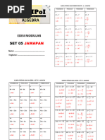 100 Soalan Algebra & Jawapan PDF | PDF