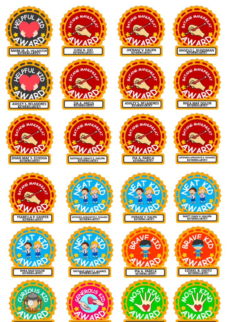 Ribbon Heads For Awards 2024 | PDF