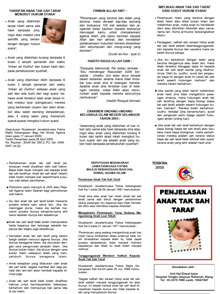 Penjelasan Anak Tak Sah Taraf | PDF