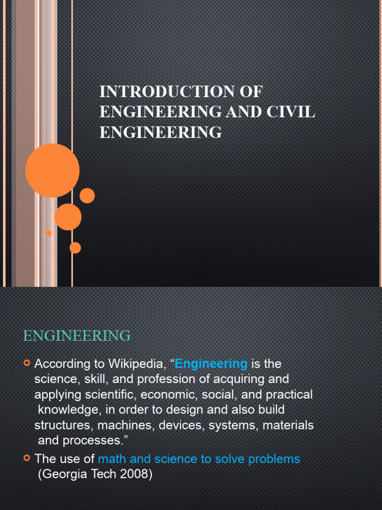 Chapter 1-Intro To Engineering | PDF | Engineering | Mechanical Engineering