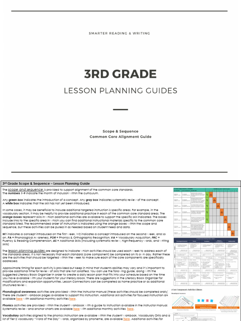 3 - 3rd Grade Guide | PDF | Phonics | Reading Comprehension