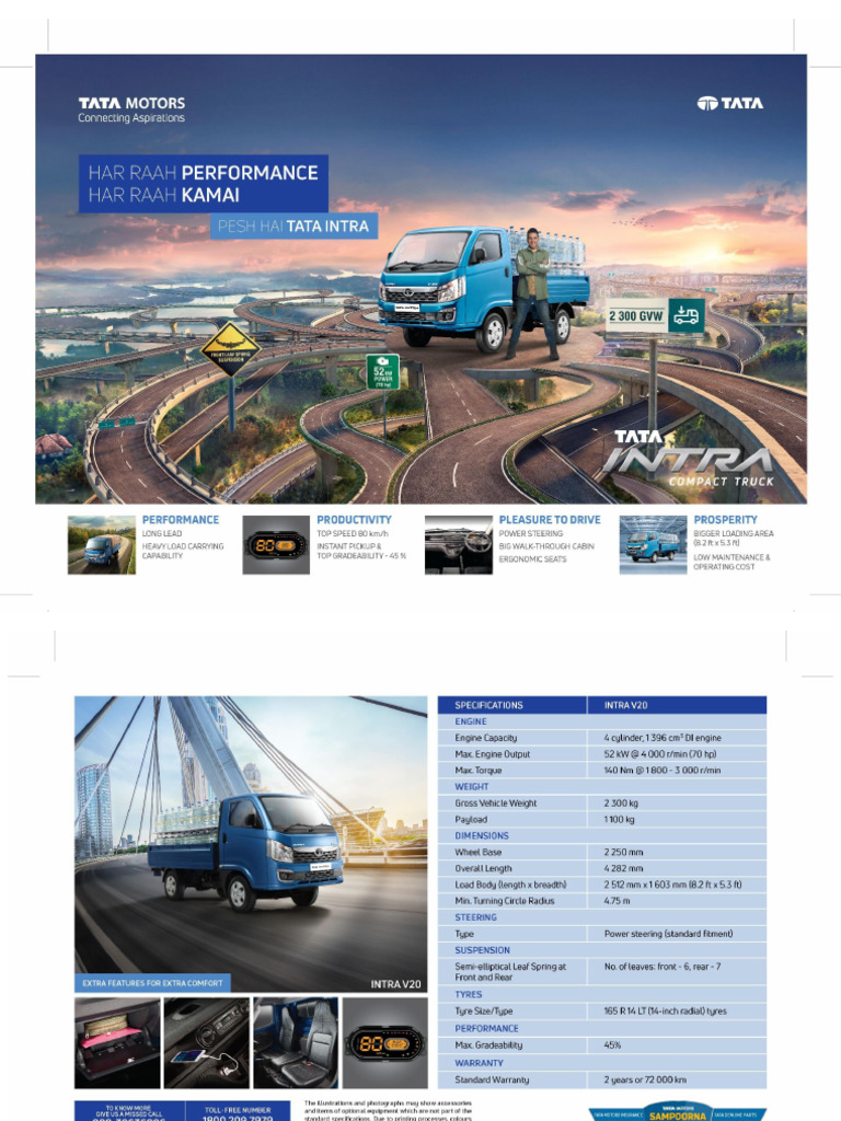 Tata Intra Leaflet V20 Eng | PDF