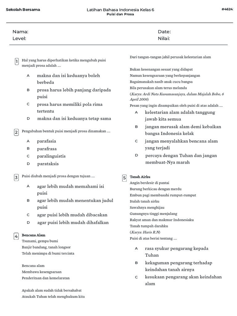 Pre-Test 1 | PDF