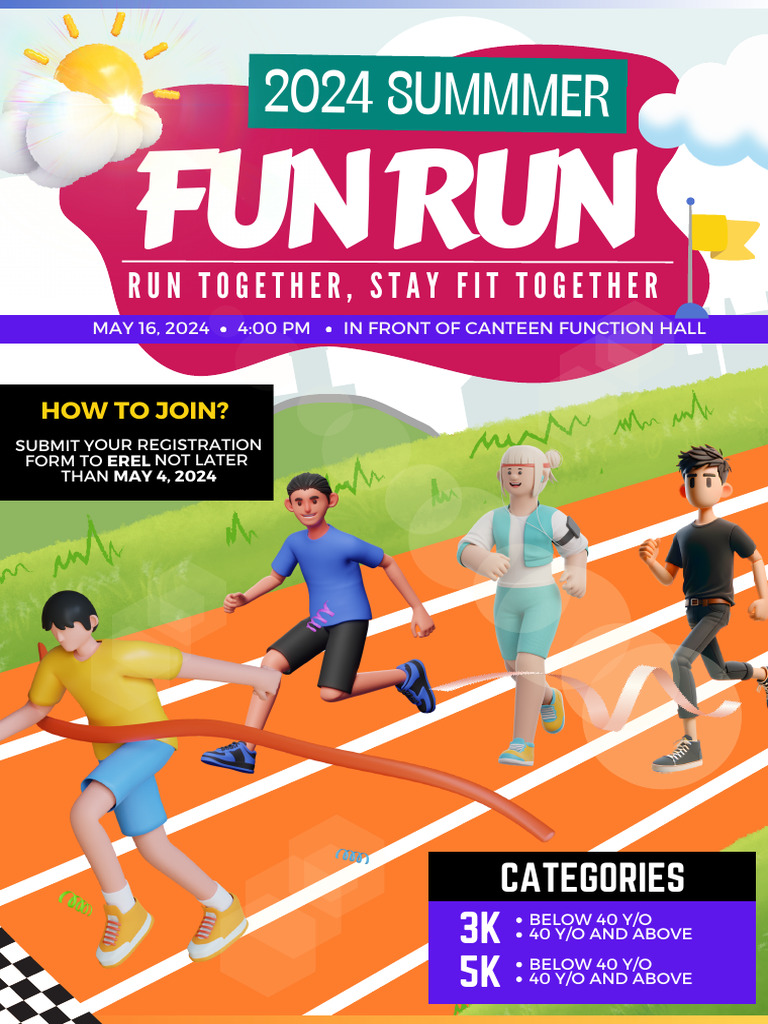 Summer Fun Run 2024 Registration Details | PDF | Health Care | Public ...