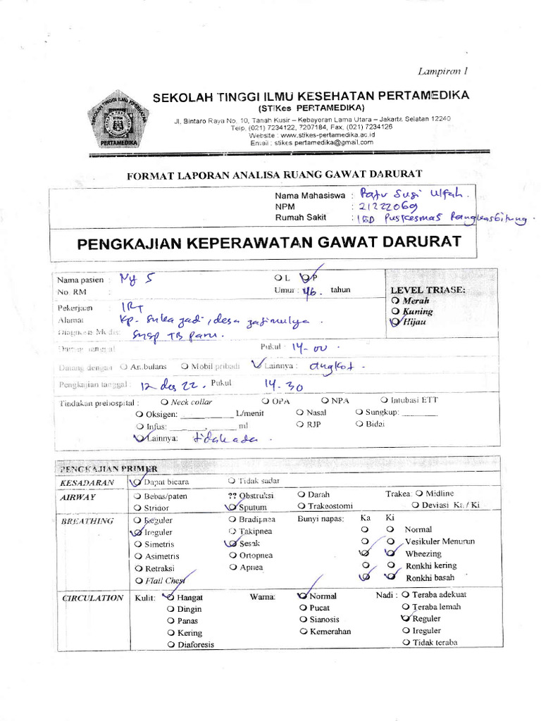 Askep TB Paru - Ratu Susi Ulfah | PDF