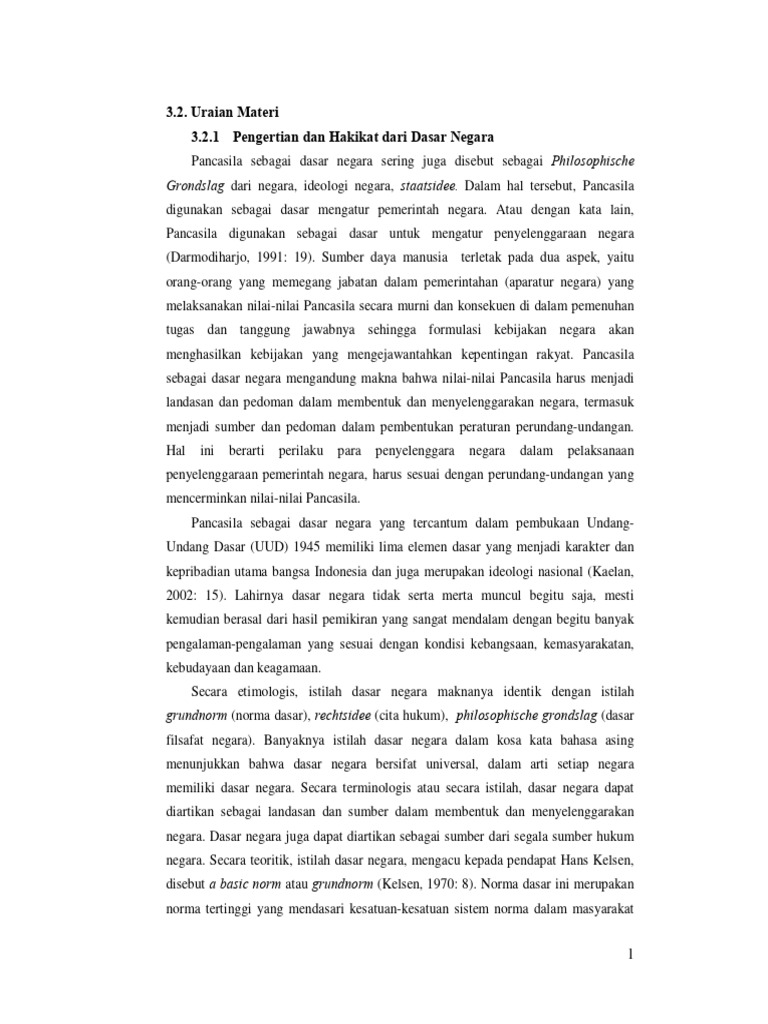 MODUL 1 KB 3 PPKN | PDF | Politik | Ilmu Sosial