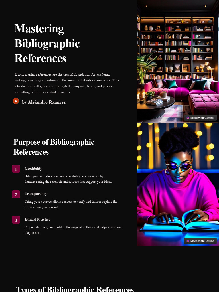 Mastering Bibliographic References Guide | PDF | Citation | Bibliography