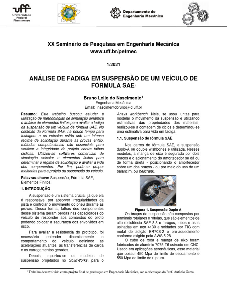 Nascimento Tcc2 | PDF | Pneu | Atrito