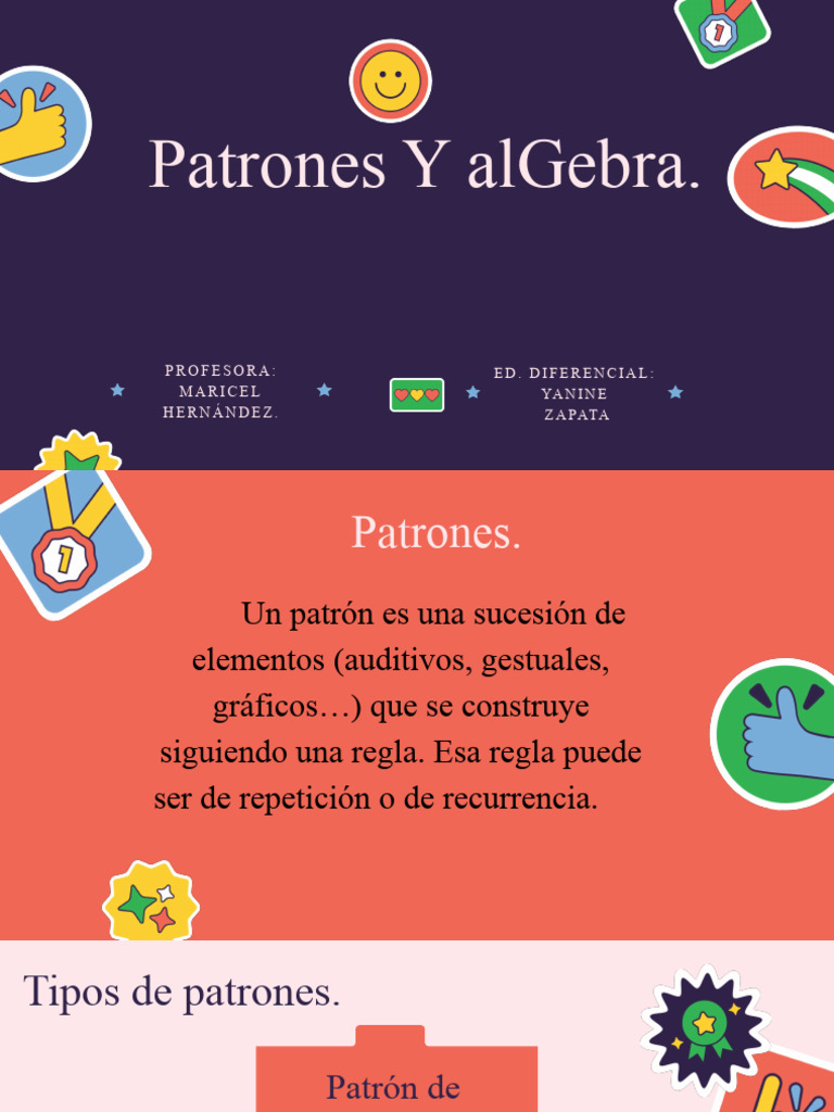 Patrones y Algebra. | PDF