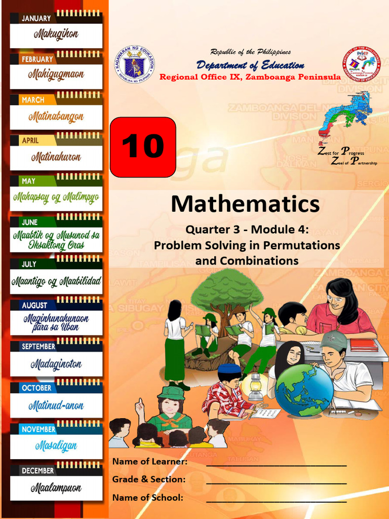 Quarter 3 Module 4 Problem Solving in Pe | PDF | Permutation | Reserved Word