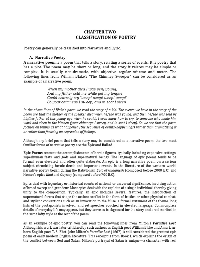 Lecturenote - 865273530CHAPTER TWO VER | PDF | Classics | General Fiction