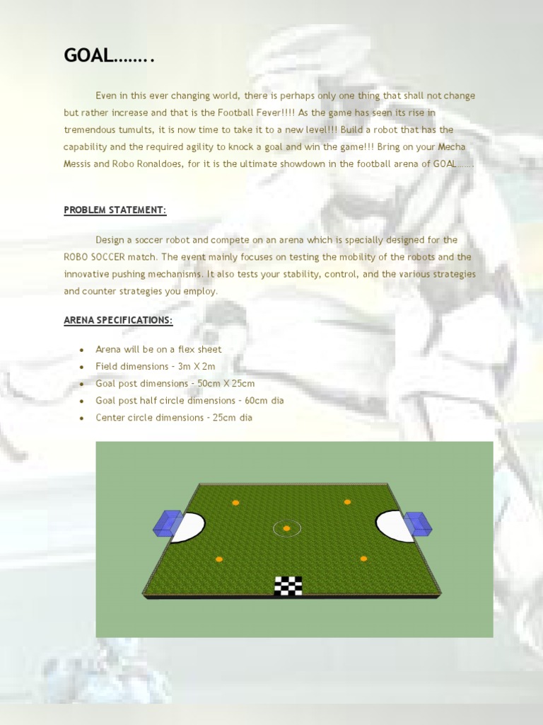 Designing a Soccer Robot to Compete in a Robo Soccer Arena | PDF ...