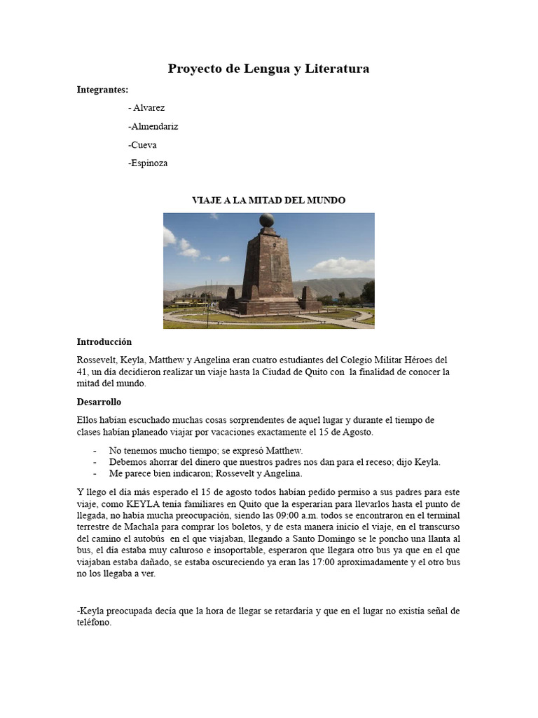 Mitad Del Mundo | PDF