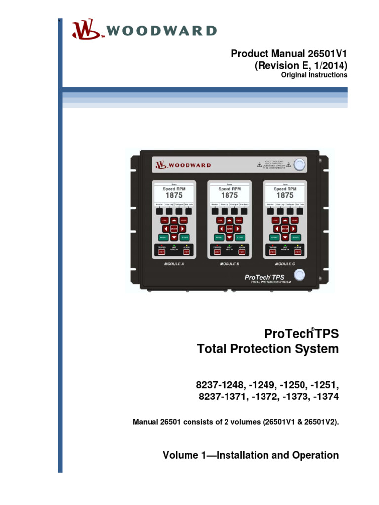 26501V1_NEW ProTech TPS Installation & Operation | PDF | Programmable ...