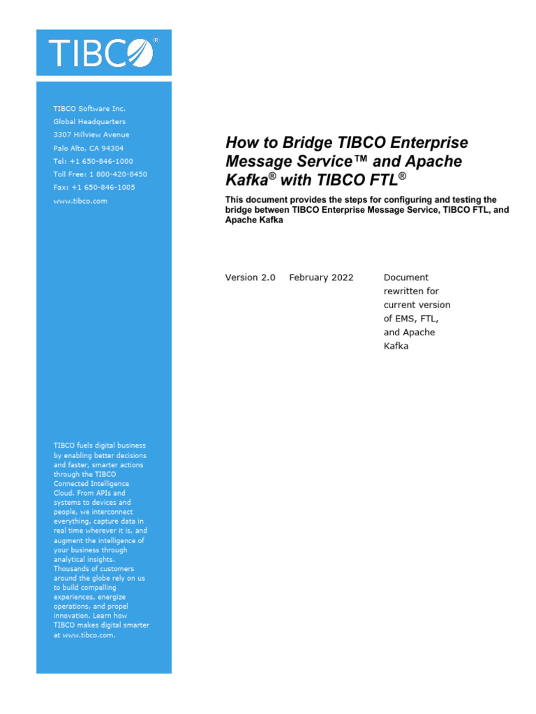 How To Configure Ems Kafka Bridge | PDF | Linux | Boolean Data Type