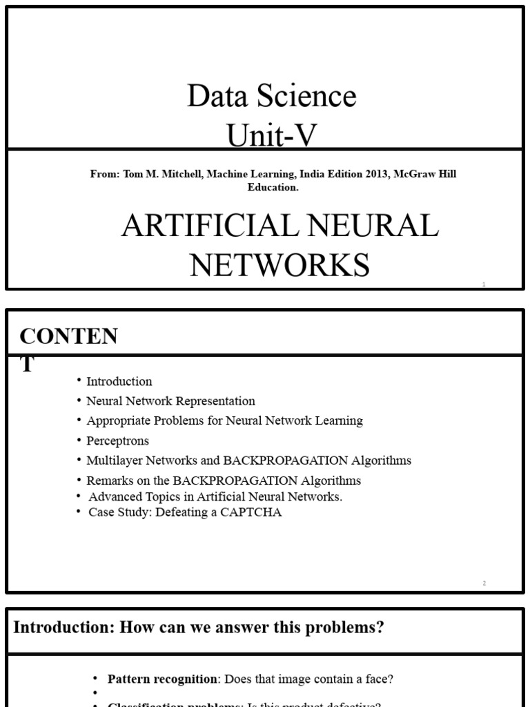 Understanding Artificial Neural Networks | PDF | Artificial Neural Network | Machine Learning