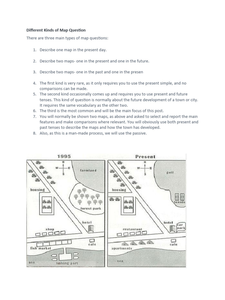 Different Kinds of Map Question | PDF | Linguistics | Grammar