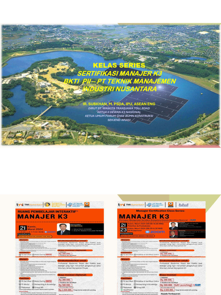 Serie Manajer k3 Subkhan Tmin 21 Mar 24 | PDF