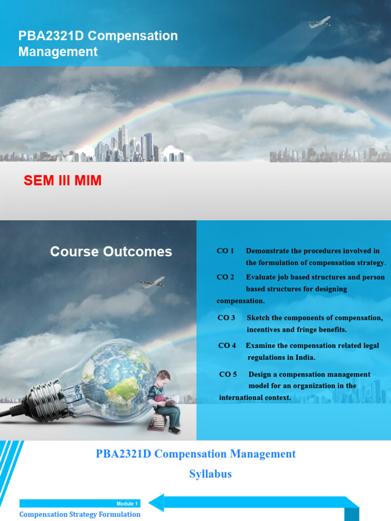 Compensation Management Strategies Overview | PDF | Compensation And ...