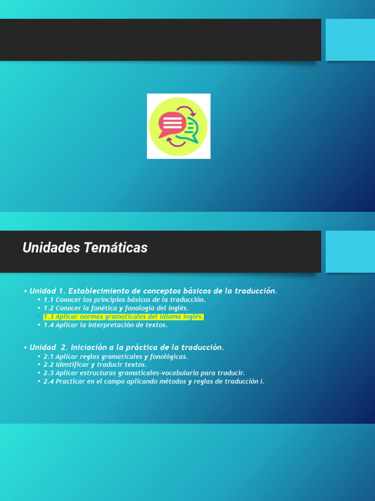 8 Clase 8 Traductor de Ingl-S - Aplicar Normas Gramaticales Del Idioma Ingl-S III | PDF ...