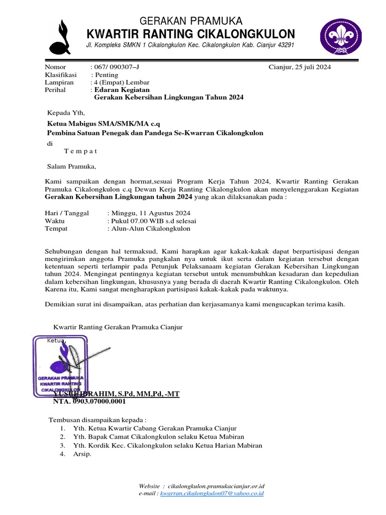 67 - Surat-Edaran-Gkl-2024 | PDF