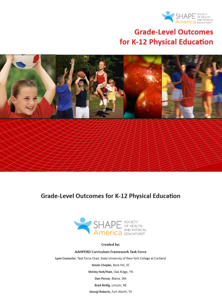 Grade Level Outcomes For K 12 Physical Education | PDF | Physical ...