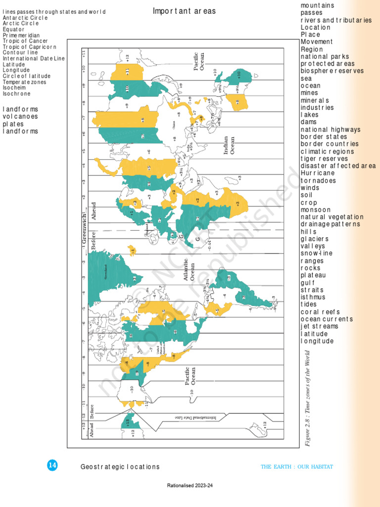 6th to 12th Geography NCERT Maps | PDF | Plate Tectonics | Force